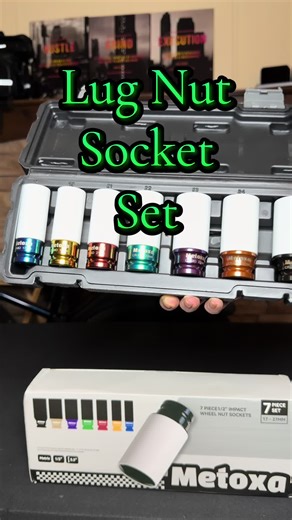 Lug Nut Socket Set #tools #mechanic #toolset #tiktokshop #dealsforyoudays @Metoxa