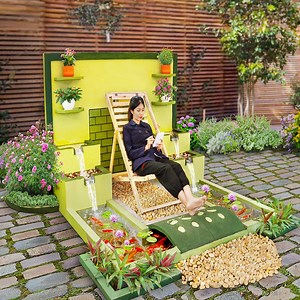 57 reactions · 4 comments | Relaxing corner with aquarium and folding chair #aquarium #diy #fishtank #relaxingchair | No1 Ideas | Facebook