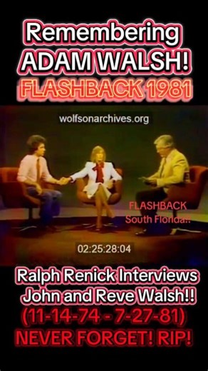 16K views · 305 reactions | FLASHBACK 1981 Remembering ADAM WALSH!!...