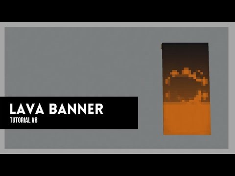 Minecraft | How to create a Lava Banner