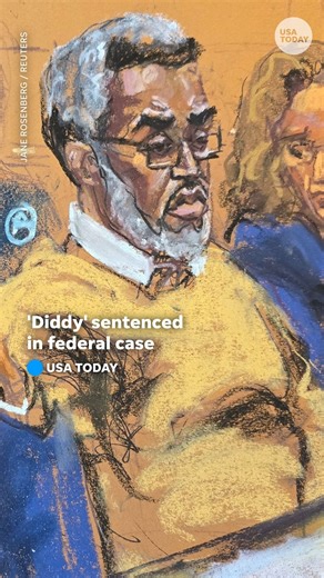 USA TODAY Life | Sean "Diddy" Combs was sentenced to 50 months in prison for violating the Mann Act after being acquitted of trafficking and racketeering. | Instagram