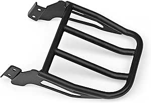 2UP Sissybar Luggage Rack Harley XL, FXD, & Softails - Gloss Black