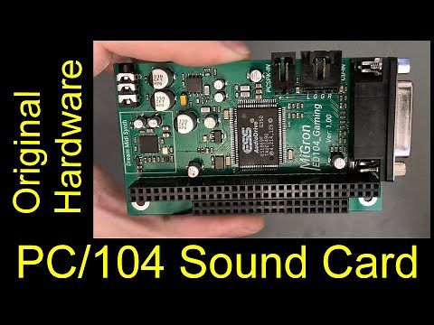 Original Hardware: PC/104 Gaming Sound Card, ESS ES1869F + Dream SAM2695 MIDI.