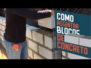 HOW TO LAY CONCRETE BLOCKS - STEP BY STEP MASONRY - AMAZING TRICKS!