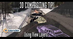 Blender VFX Compositing Tip: Using View Layers for more control