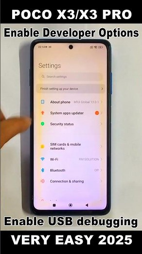 how to enable /developer options in poco x3 /x3 pro – activate advanced settings 2025