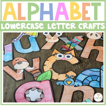 Lowercase Letter One-Page Crafts | Printable Alphabet Activities