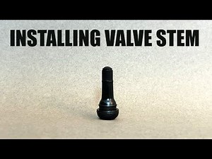 Valve Stem Installation