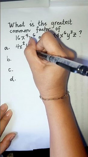 Basic Algebra|How to find the greatest common monomial factor|Math Teacher Weng #tutorial #math8