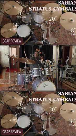 Throwback! These Stratus Cymbals sound good!! SABIAN | Sterling Whiteside