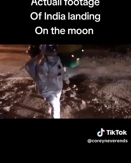India Moon Landing: Actual Footage of India's First Moon Landing