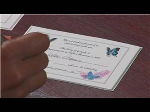 Wedding Tips & Advice : How to Reply to an RSVP for a Wedding Invitation