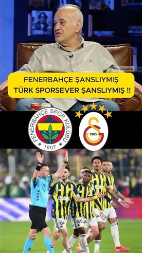FENERBAHÇE ŞANSLIYMIŞ TÜRK SPORSEVER ŞANSLIYMIŞ ! #maçyorumları #ahmetçakar