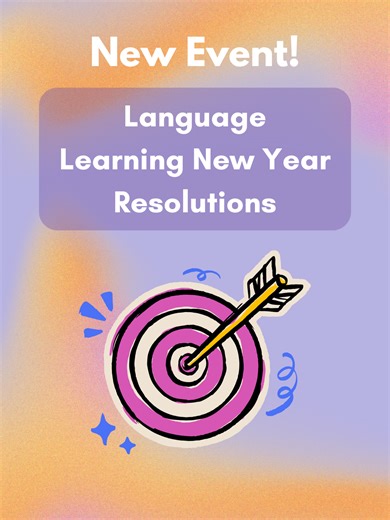 Want to learn a new language in 2026 but don’t know where to start? 🎯 We’re hosting a Language Study New Year’s Resolutions event where learners share their plans for 2026, what they’re studying, what they want to add, and how they plan to stay consistent. It’s relaxed, community based, and meant to spark ideas and motivation. Join the server through the link in bio to join in. Language Cafe is a cozy online community for people from all over the world. We host study sessions, language learning