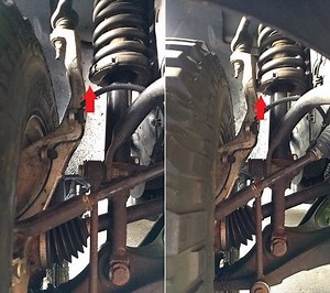 Steering Knuckle Hits Strut after 2" Lift