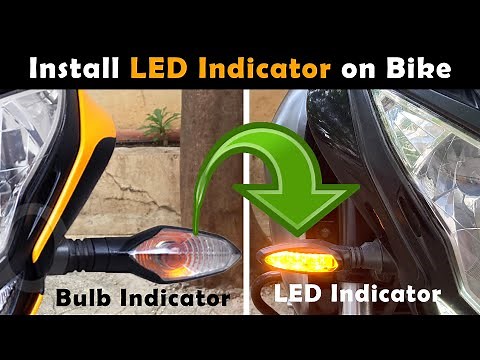 Install LED Indicators on Bike | LED Turn Indicator | DIY | Rev Explorers