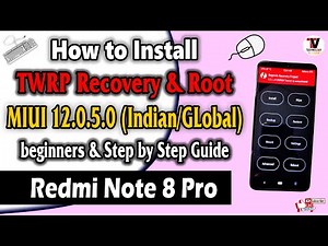 How to Install TWRP Recovery & Root On Redmi Note 8 Pro | MIUI 12.0.5.0 | (One Click Installation) |