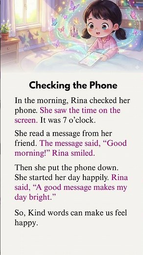 Checking the Phone | Easy English Channel | Learn English for Beginners Step by Step #englishstory