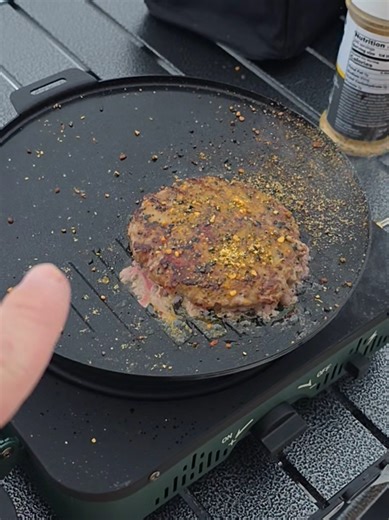 this is my favorite grill for camping or just backpacking #bighornoutdoors #tiktokshopcreatorpicks #cookwithme #propanegrill #campcook