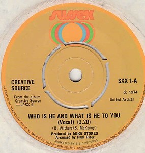 Creative Source - Who Is He And What Is He To You?