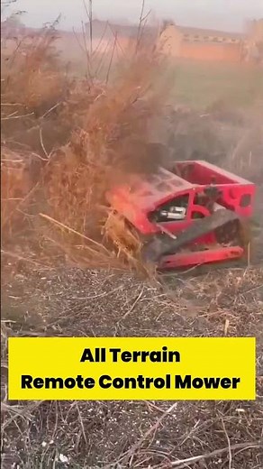 All Terrain Remote Control Mower | Powerful Mowing on Slopes, Hills & Rough Ground