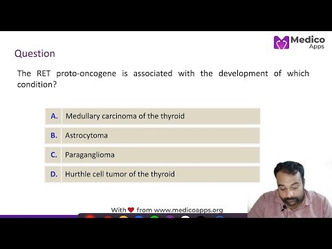 NEET PG Recall — RET Proto-Oncogene & Medullary Thyroid Carcinoma PYQ