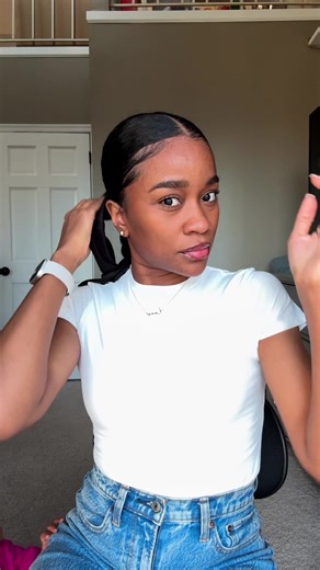 I promise I will! 😂😇 #curlyhair #curlyhairstyles #curlyhairroutine #slickponytail #naturallycurlyhair #curlyhairtutorial #curlyhairhack #ponytail #ponytailbraid