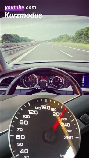 Audi A4 2.0 TDI Avant B8 8K TOP SPEED TEST #audi