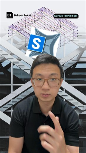 Belajar Teksip on Instagram: "SAP 2000 : Solusi Desain Bangunan Non-Gedung SAP2000 adalah software analisis struktur yang fleksibel untuk memodelkan berbagai bentuk tanpa harus berbasis lantai, sehingga cocok untuk struktur non-gedung seperti jembatan dan warehouse karena mendukung elemen rangka baja dan geometri bebas. Gabung kursus BelajarTeksip untuk belajar cara pakai SAP2000 secara mendalam, bukan cuman jadi operator software. What you get? ✅Live Sessions ✅Modul Pembelajaran ✅Excel Perhitun