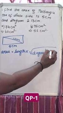 Area rectangle - 1 qp1