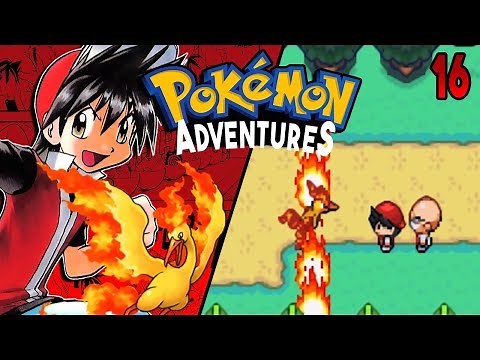 Pokemon Adventures Red Chapter Part 16 - STOPPING MOLTRES! Rom hack Gameplay Walkthrough