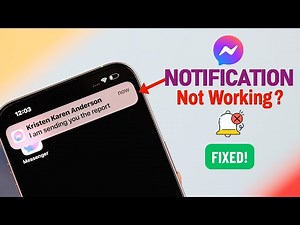 Fixed: Not Getting Messenger Notifications on iPhone!