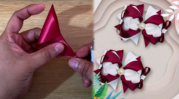 Watch the Magical Creation of Adorable Rose Bows