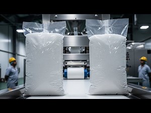 Inside a Modern Salt Refinery: From Sea Salt to Crystal-White Table Salt (Whole Process)