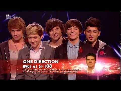 One Direction - The X Factor 2010 Live Show 6 - The Way You Look Tonight (Full) HD