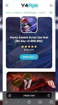 แจกสคริปต์ Hunty Zombie Script #roblox #delta #krnl #99nightsintheforest #fyp