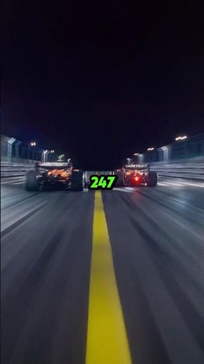 The real top speed of an F1 car #F1 #Formula1 #f1facts