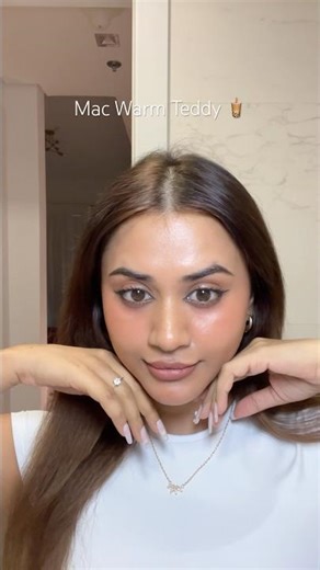 @maccosmetics warm teddy 🧋 #makeup #short