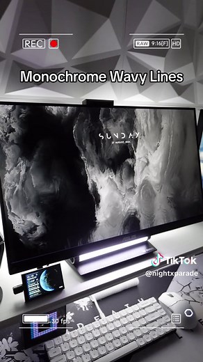 Wallpapers you need | Monochrome Edition #wallpaper #wallpaperengine #tech #techtok #gamingsetup Day/Date & Font Tutorial: @NIGHTPARADE