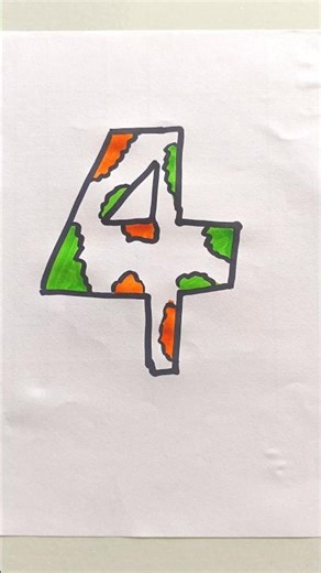 4 Number Song for Kids #cartoon #numbers #kids #shorts #viral #trending #animation #comedy