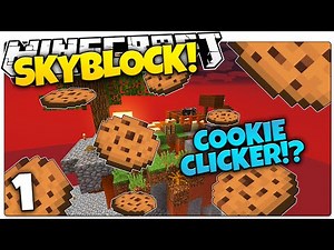 Minecraft Skyblock | COBBLESTONE COOKIE CLICKER!? (Minecraft Skyblock Mini Series #1)