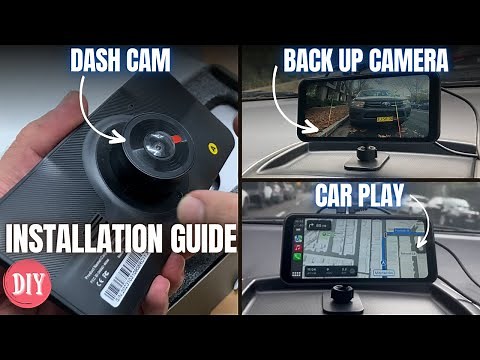 How to Install Back up Camera / Dash Cam / CarPlay All at Once #diy #backupcamera #dashcam
