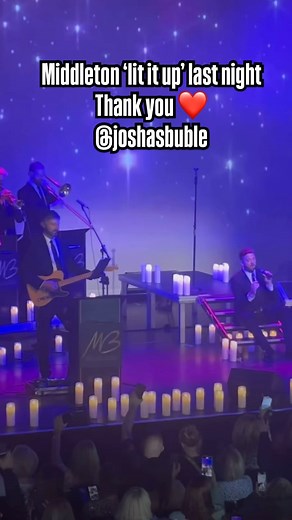 Magic moments during @joshasbuble - Bublé by candlelight show at @middletonarena - See you next year! ❤️ | Josh Hindle Singer