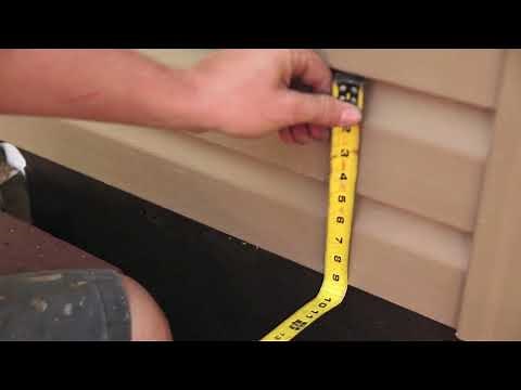 Installation de revêtement horizontal