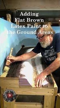 Painting Track, Mountain and River Banks #modelraillayout #scenery #painting