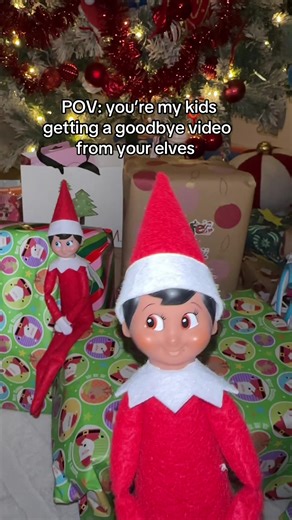 Emotional Elf Goodbye Video for Kids