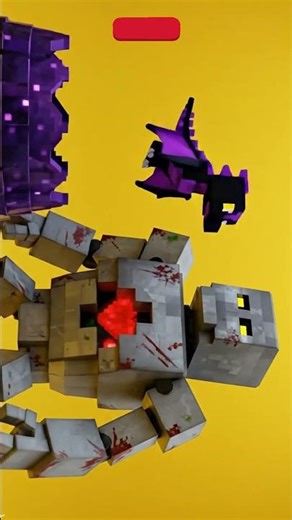 Minecraft Blocks vs. Realistic Fluid PART-3#minecraft #animation#shorts #blender3d #blender3d#cgi#3d