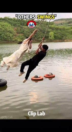 Tree Swing Gone Wild! 🌳🎢