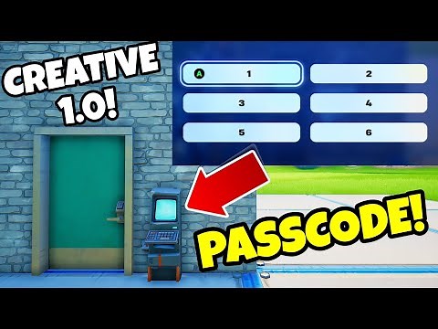 How To Make A PASSCODE LOCK In Fortnite Creative 1.0!!! (NO VERSE) 2025 Tutorial