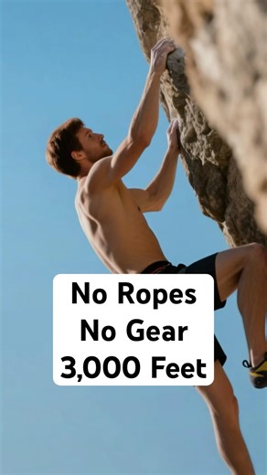 He Risked His Life to Climb 3,000 Feet — No Ropes, No Gear